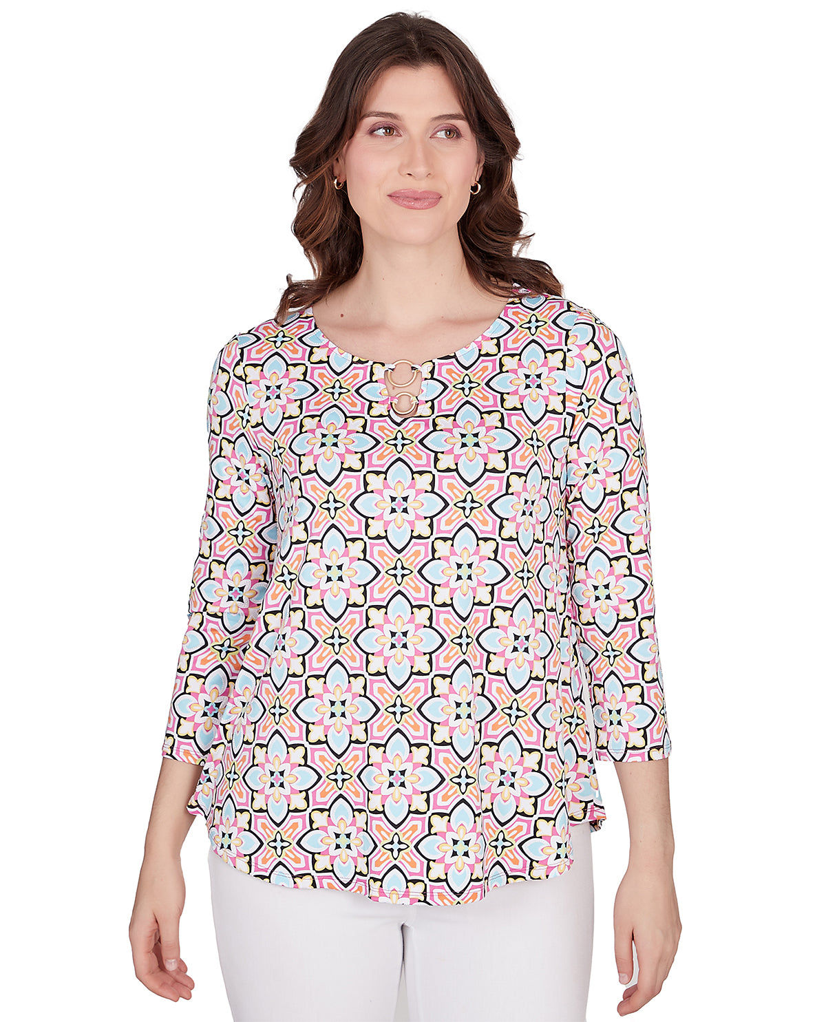 Ruby Road Tropical Twist Patio Puff Knit Top – Hamrick's Shop