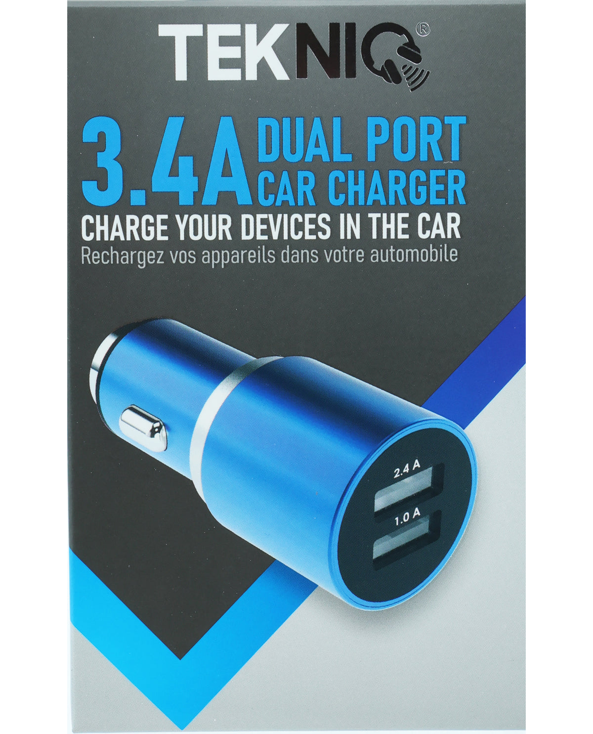 3.4 Dual Port Metal Car Charger – Hamrick's Shop