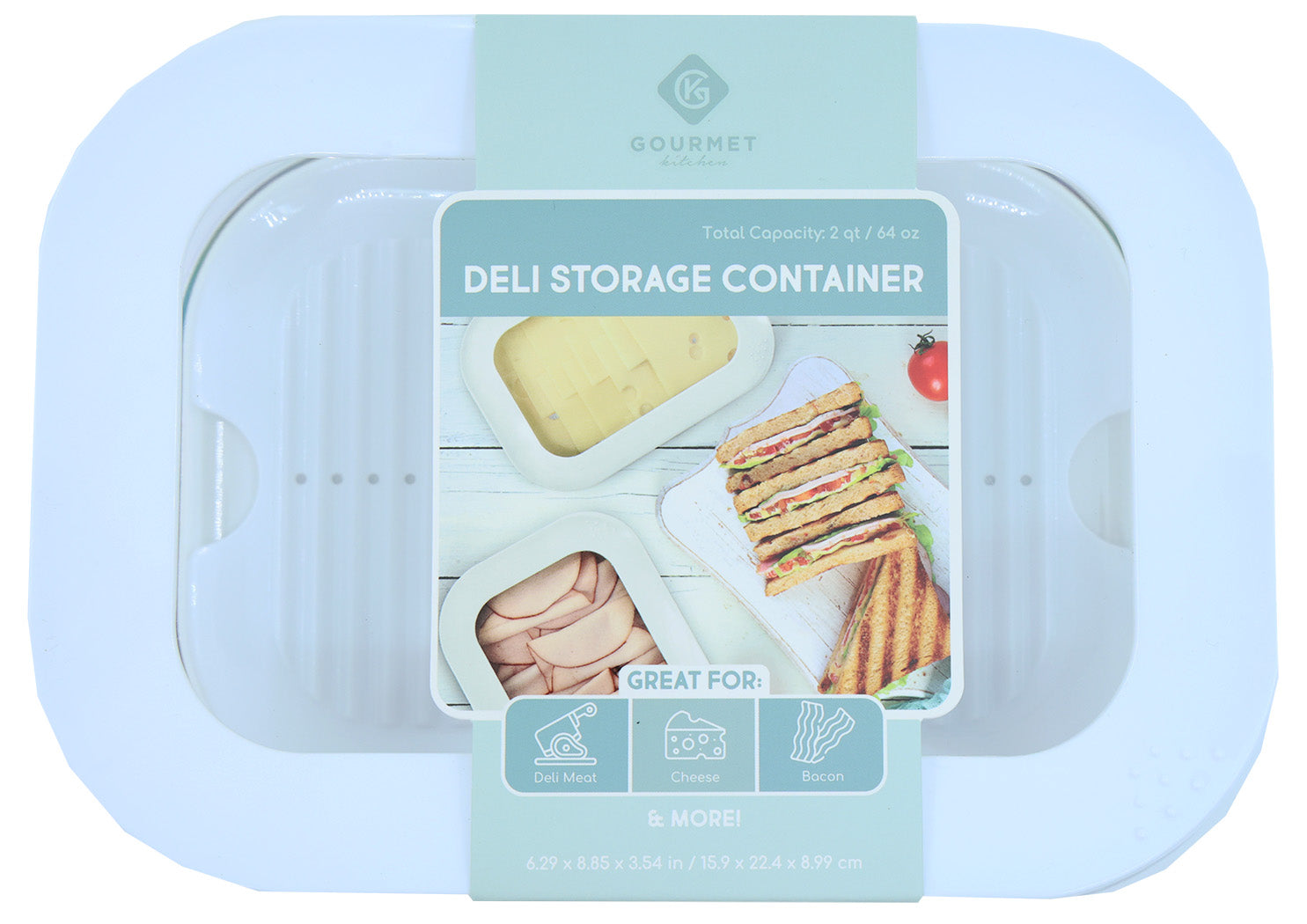 White Deli Meat Storage Container – Hamrick's Shop