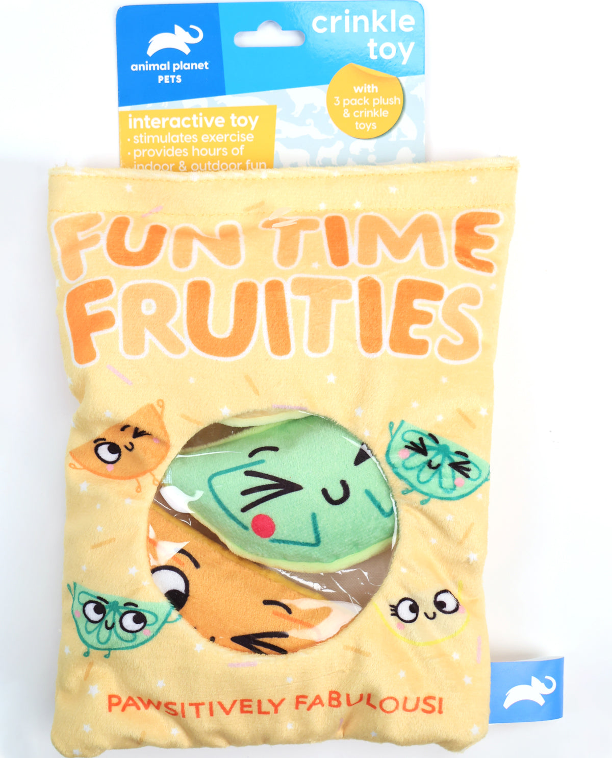 Animal Planet Interactive Fruities & Ice Cubes Crinkle Pet Toy ...