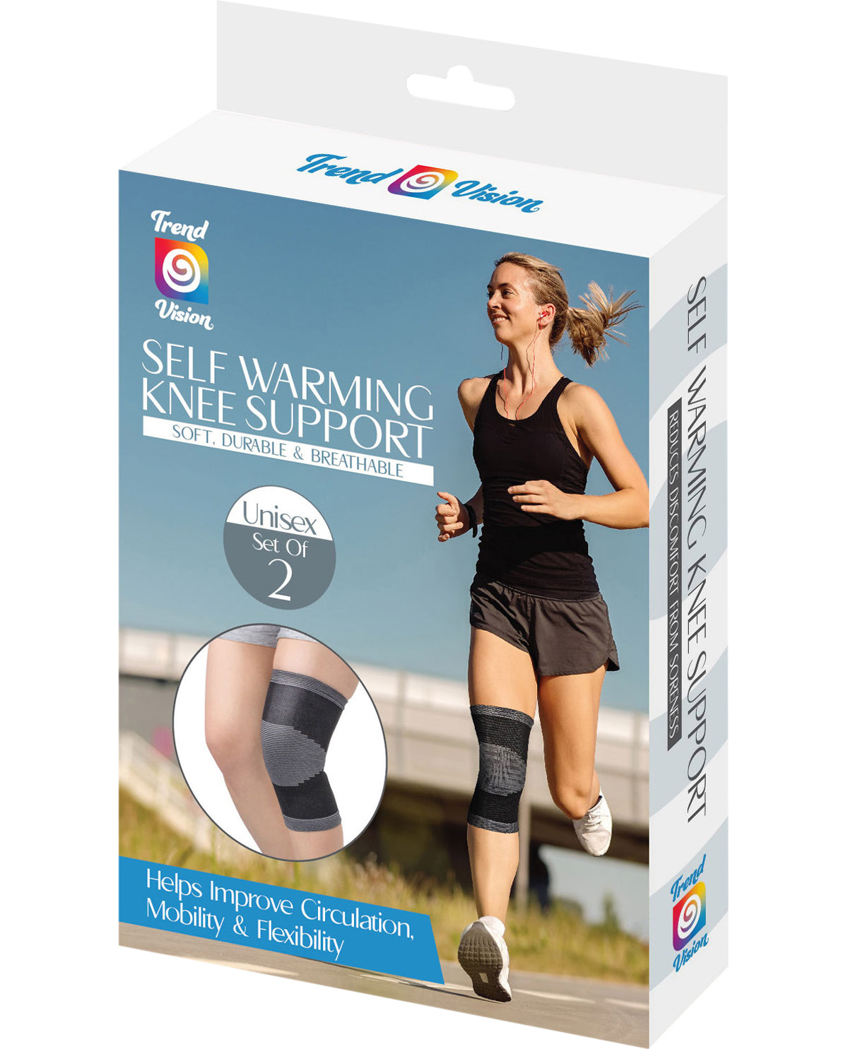 Total Vision Self-Warming Knee Support Sleeve – Hamrick's Shop